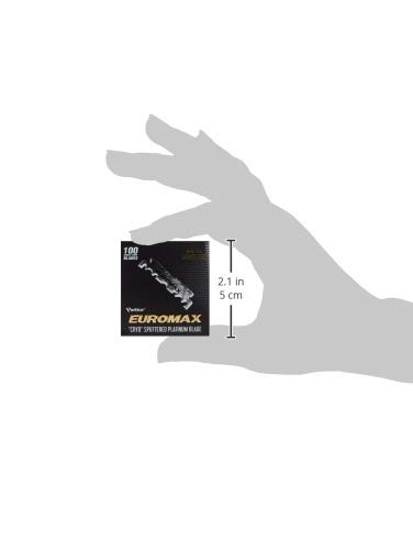 EUROMAX 100 Cryo Sputtered Single Edge Razor Blades