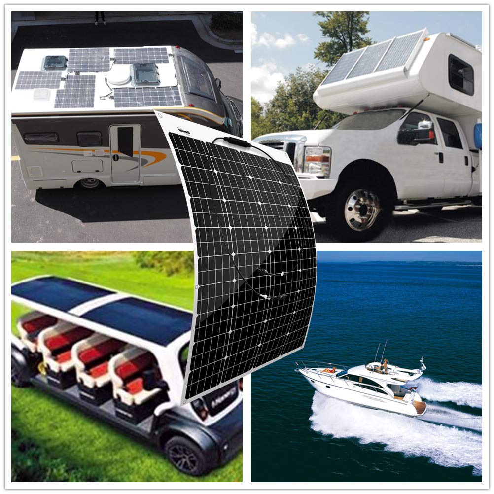 600W Flexible Solar Panel + 400W Wind Turbine Generator + Hybrid Charge Controller,1000 Watts 12V Wind Solar Kit for Home Off Grid System