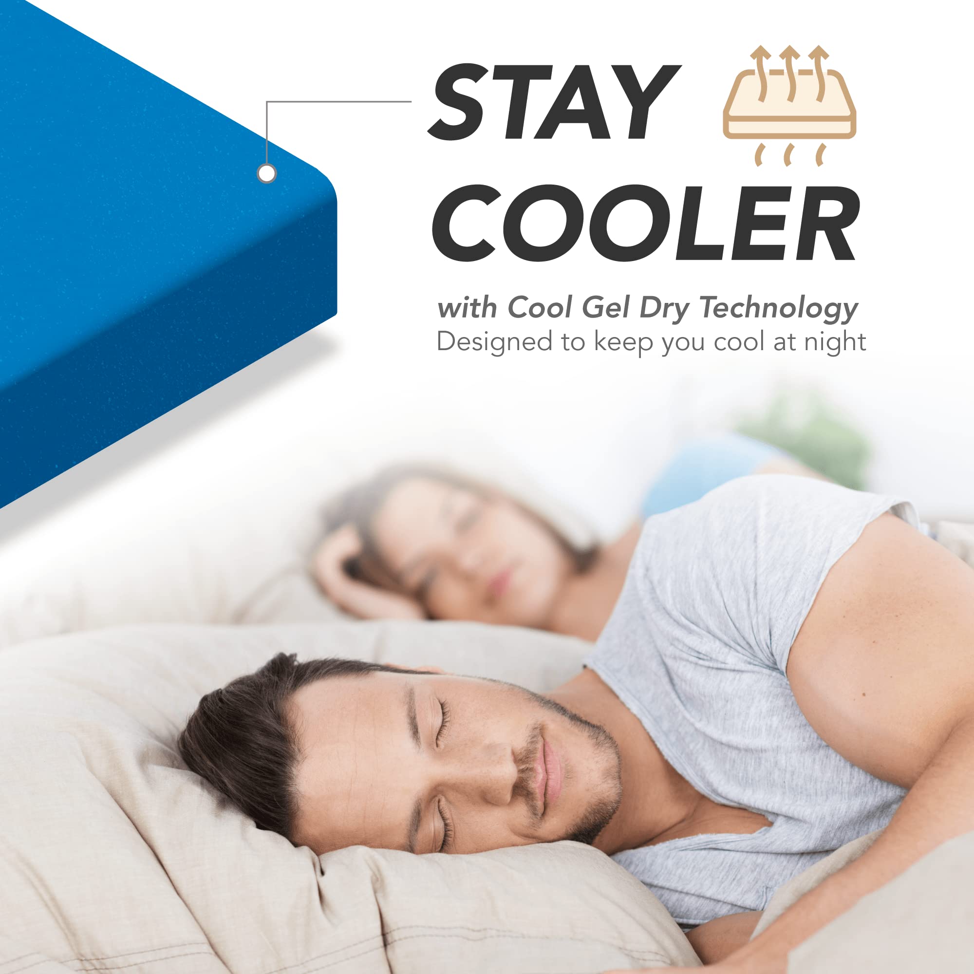 DynastyMattress Foldable Mattress Bed Gel Memory Foam, Trifold Mattress 4 Inch, Portable Topper & Washable Cover, Sofa, Couch, Guests, Camping, RV Traveling, Queen Size - 58”x 78”x 4” (USA Made)