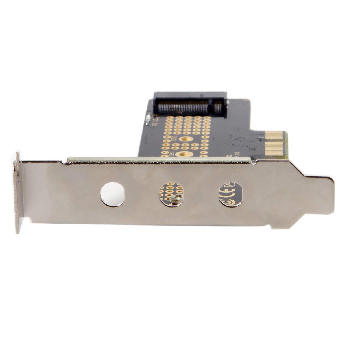 JSER NVME to PCI-E 4.0 Low Profile PCI-E 3.0 x1 Lane to M.2 NGFF M-Key SSD Nvme AHCI PCI Express Adapter Card