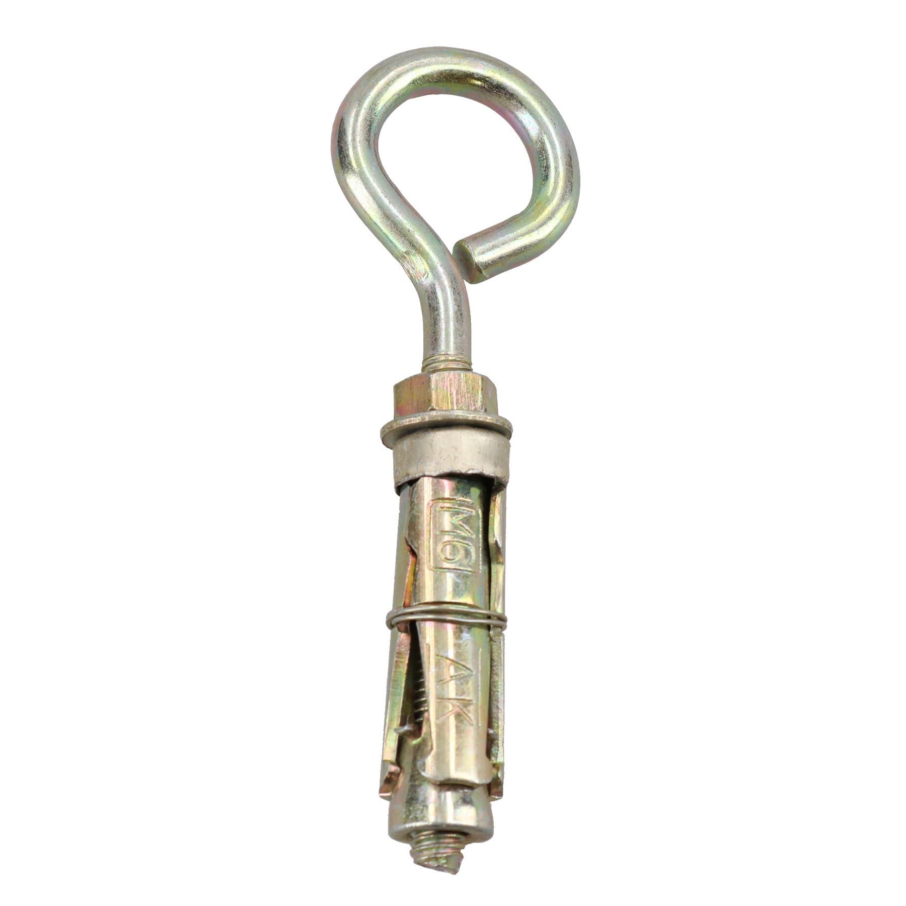 6mm Close Hook Anchor Eye Bolt Rawl Expansion Bolts Shield Wall 24 Pack