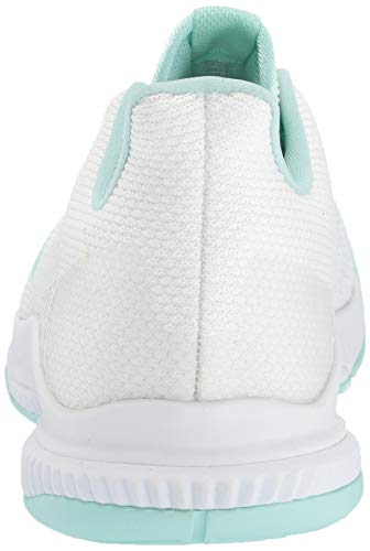 adidas Women's Crazyflight Bounce 2 Shoes, White/Clear Mint/Clear Mint, 14 M US