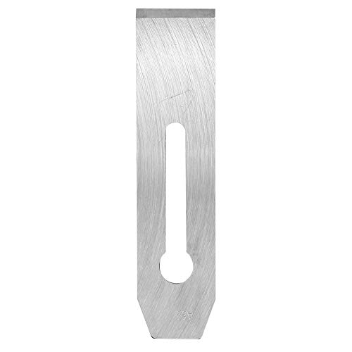 Bench Plane Blade, High-Carbon Steel Carpentry Woodwork Hand Planer Blade, Replacement Woodwork Planer DIY Tool - Silver White(Width-51MM)