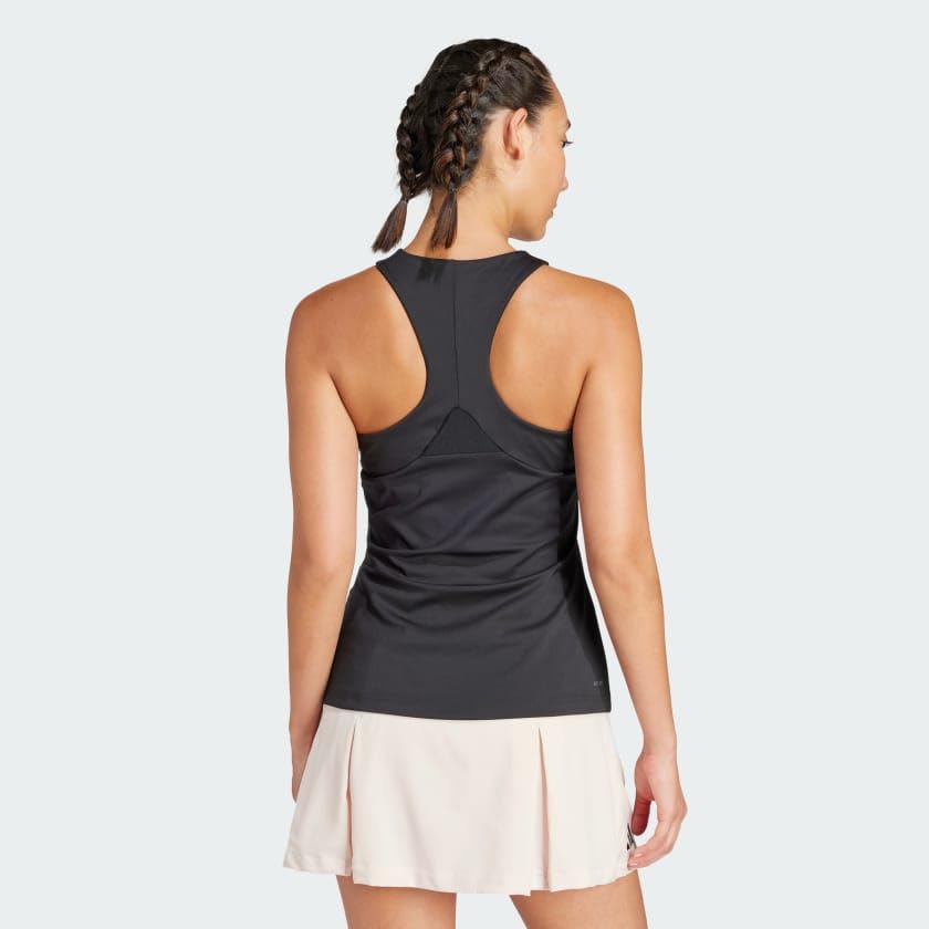 adidas womens Tennis Y-Tank Black/Grey X-Small