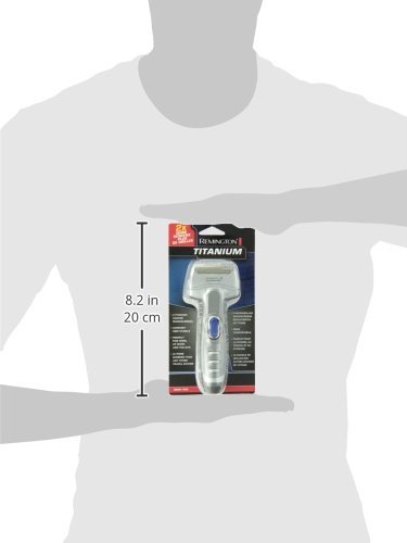 Remington MSC-140 Men's Titanium Battery Operated Foil Travel Shaver, Silver