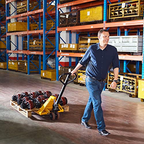 APOLLOLIFT Standard Duty Manual Pallet Jack Hand Truck 5500lbs Capacity 48" Lx21 W Fork Size