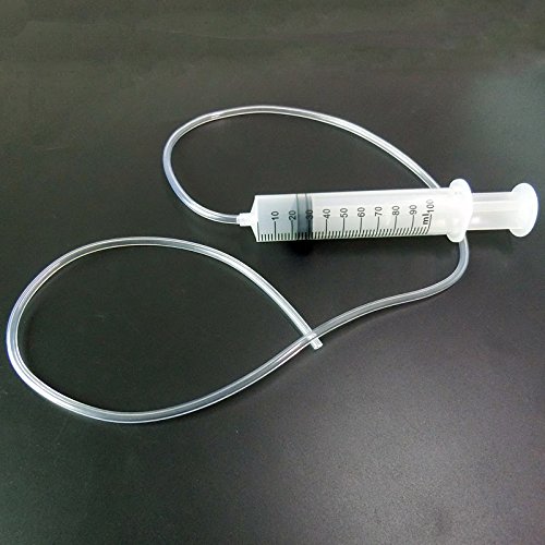 ELYSAID Reusable Large Plastic 100ml Syringe with 120cm (47in) Handy Plastic Tubing