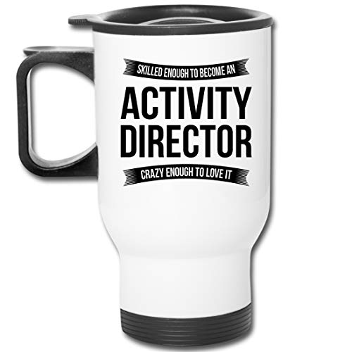 Shirt Luv Activity Director Travel Mug Gifts - Funny Appreciation Thank You For Men Women New Job 14 oz Mug White