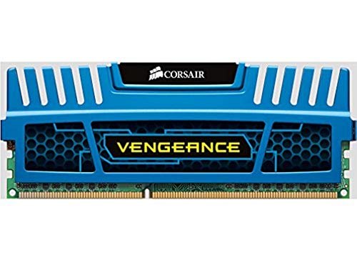 Corsair CMZ4GX3M1A1600C9B Vengeance Blue 4GB (1x4GB) DDR3 1600 MHz (PC3 12800) Desktop Memory 1.5V