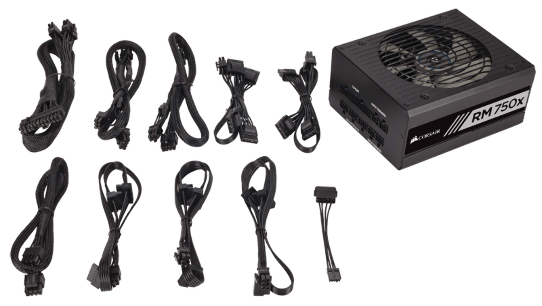 CORSAIR RMx Series, RM750x, 750 Watt, 80+ Gold Certified, Fully Modular Power Supply