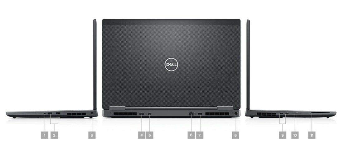 Dell Precision M7730 Laptop, 17.3Inch HD+ (1600x900), Intel Core 8th Gen i7-8850H, 16GB (2x8GB) RAM, 512GB Solid State Drive, Windows 10 Pro (Renewed)