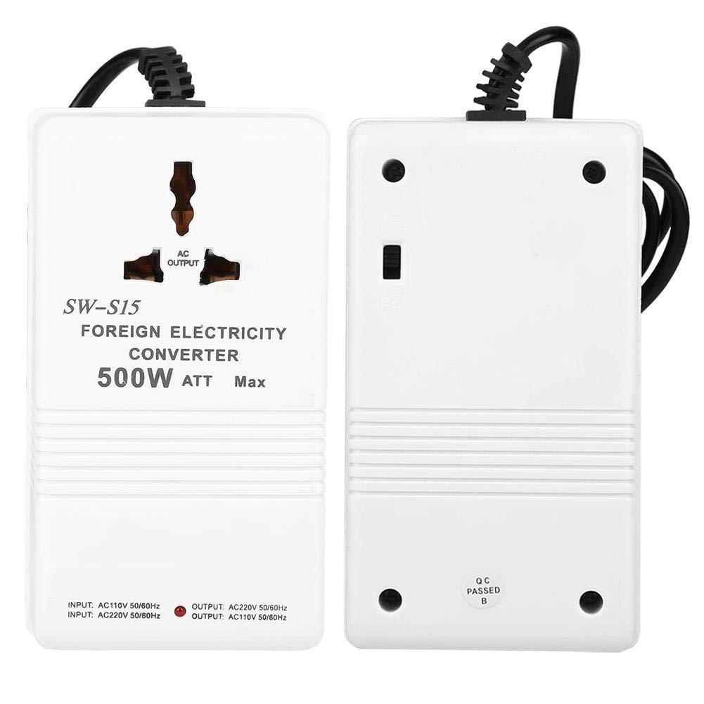 SW-S15 500W Step Up/Buck Channel Voltage Converter Transformer CN Plug International Travel Worldwide Adapter