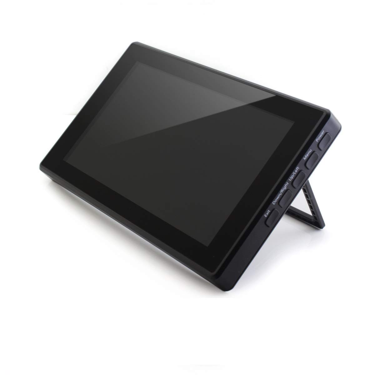 7inch HDMI LCD (H) (with case) 1024x600 Capacitive Touch Screen IPS Display HDMI Monitor with Toughened Glass Cover Case for Raspberry Pi 4/3/2/1 B B+ A+/Jetson Nano/Windows 10