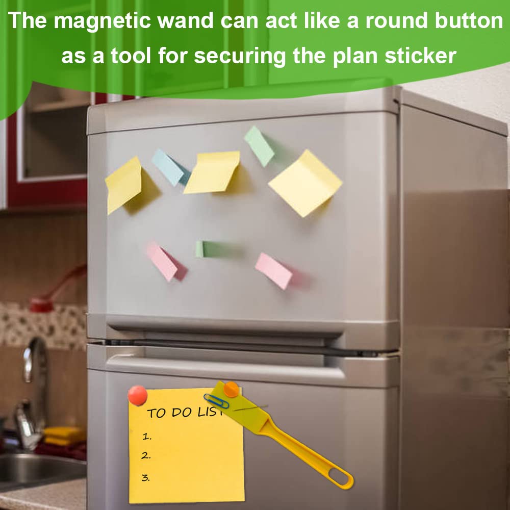 Dacefloy Magnetic Bingo Wand with Metal Ringed Chips for Counting School/Game Chips Plastic Markers Education STEM Tool for Students