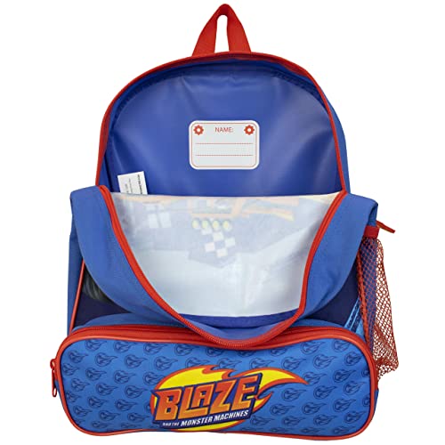 Blaze and the Monster Machines Kids Backpack and Lunch Bag Blue