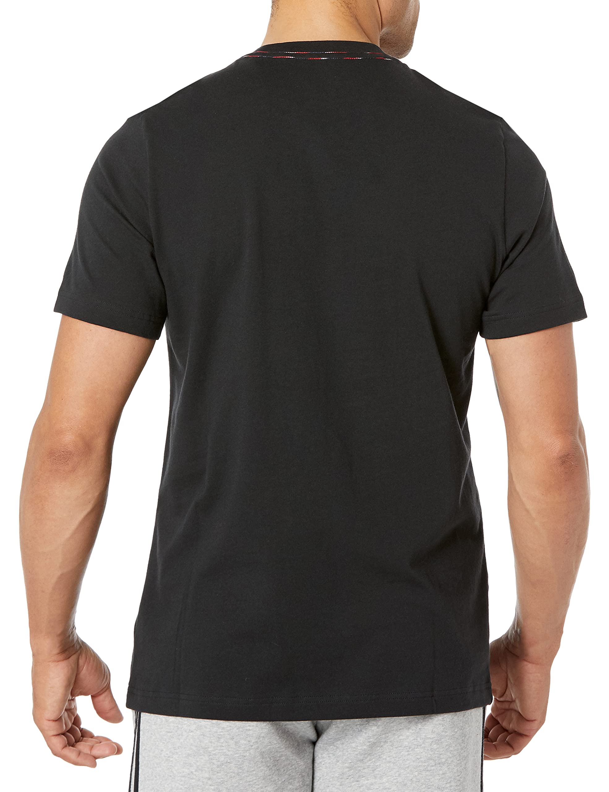 adidas Mens Americana Cotton Graphic T-Shirt Medium Grey Heather Large