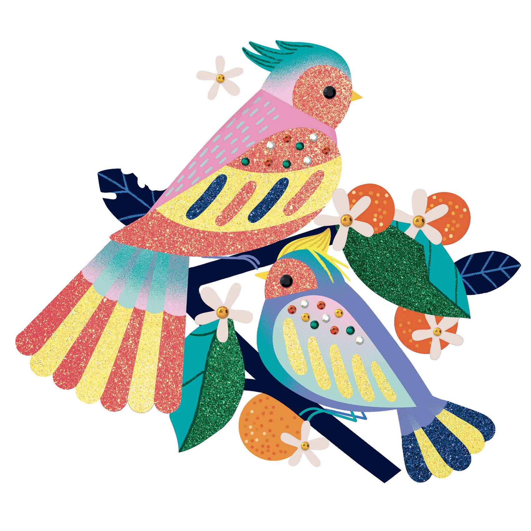 DJECO Paradisio Glitter Board Craft Kit Medium