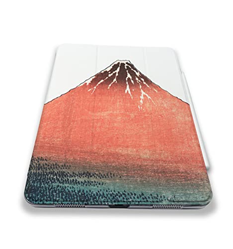 Cute Japanese Mountain Fuji Case Compatible with All Generations iPad Air Pro Mini 5 6 11 inch 12.9 10.9 10.2 9.7 7.9 Plastic Fabric Cover Slim Smart Stand SN1070 (8.3" Mini 6th gen)
