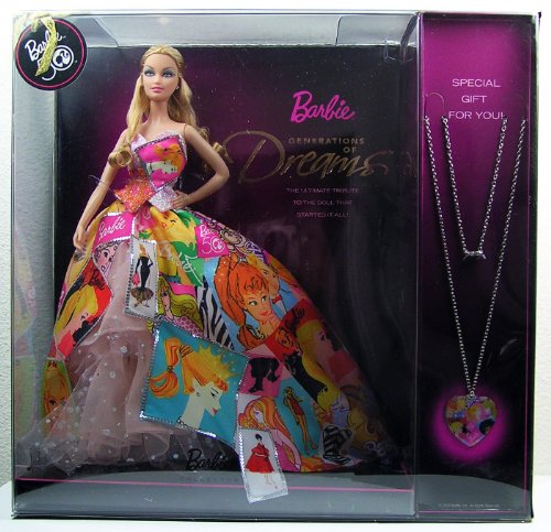 Barbie 50th Anniversary Generation of Dreams Doll with Bonus Necklace