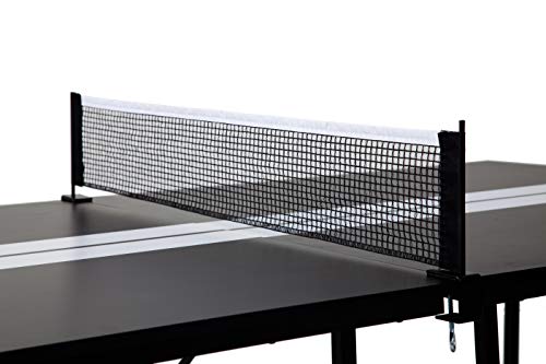 JOOLA Midsize Compact Table Tennis Table Great for Small Spaces and Apartments β Multi-Use Free Standing Table - Compact Storage Fits in Most Closets - Net Set Included - No Assembly Required