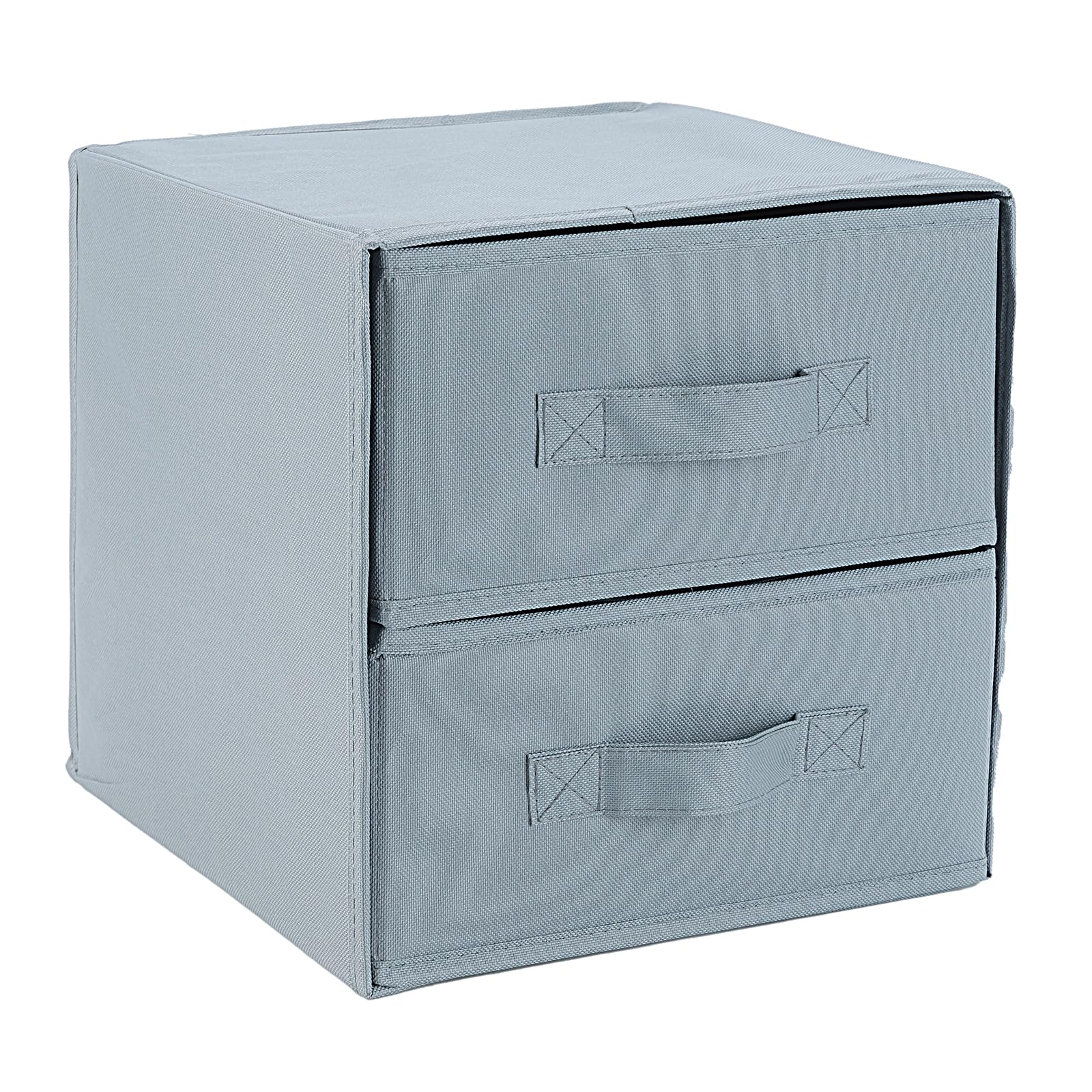 Underwear Organizer Drawers – Hard Shell Foldable Cabinet Closet Organizers – Pullout Drawers for Shelf Dresser Storage – Space Saving Storage Box for Underwear, Socks, Lingerie, Ties etc (Gray)