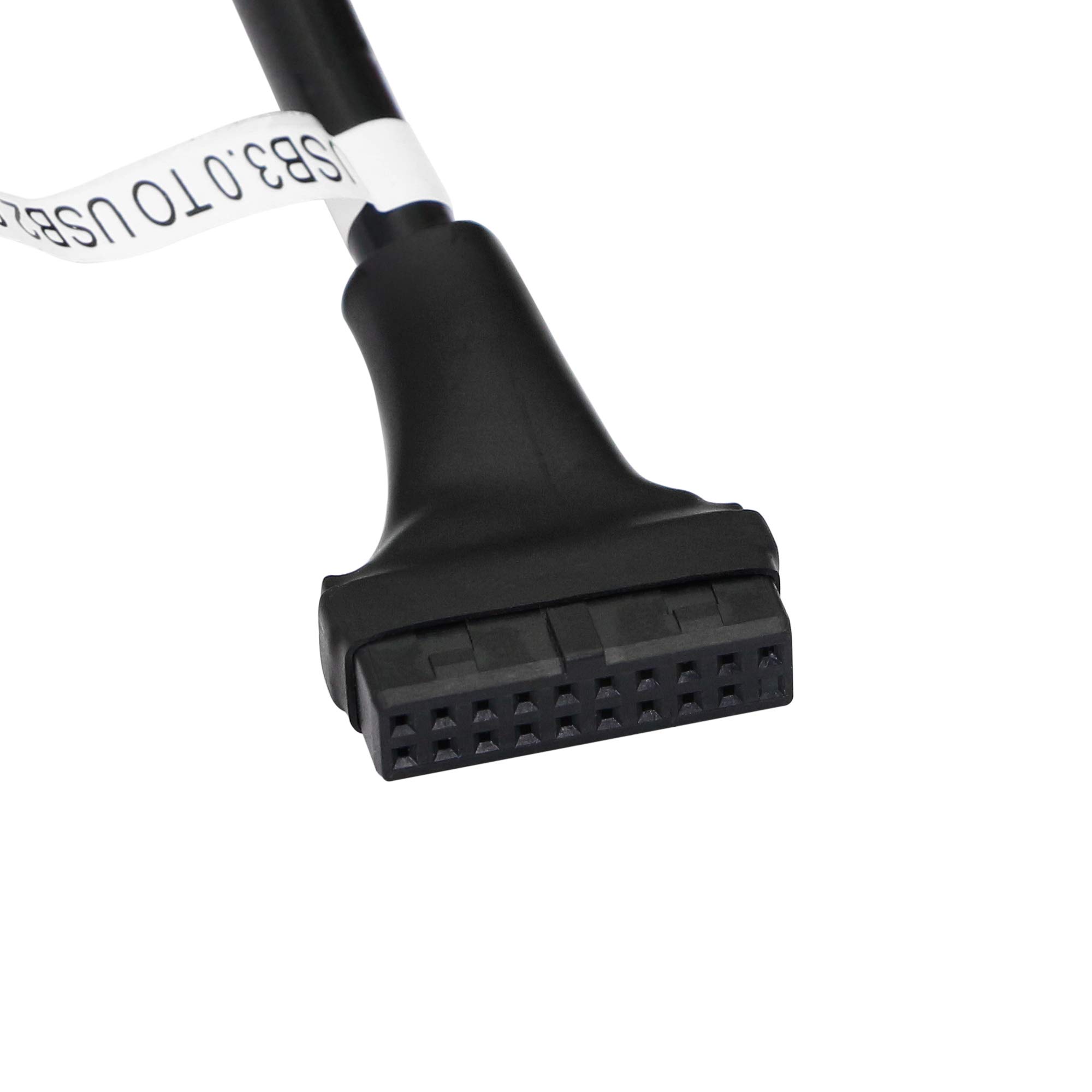 SinLoon USB 3.0 Header to USB 2.0, USB 3.0 19 Pin Female to USB 2.0 9 Pin Connectors Motherboard Cable for Data Transmission 2-Pack (19Pin Female)