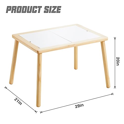 Beright Sensory Table, Indoor Childrens Table Play Sand Table for Toddlers, for Kid's Birthday, Christmas and Thanksgiving, not with Storage Bins, Pantend Pending