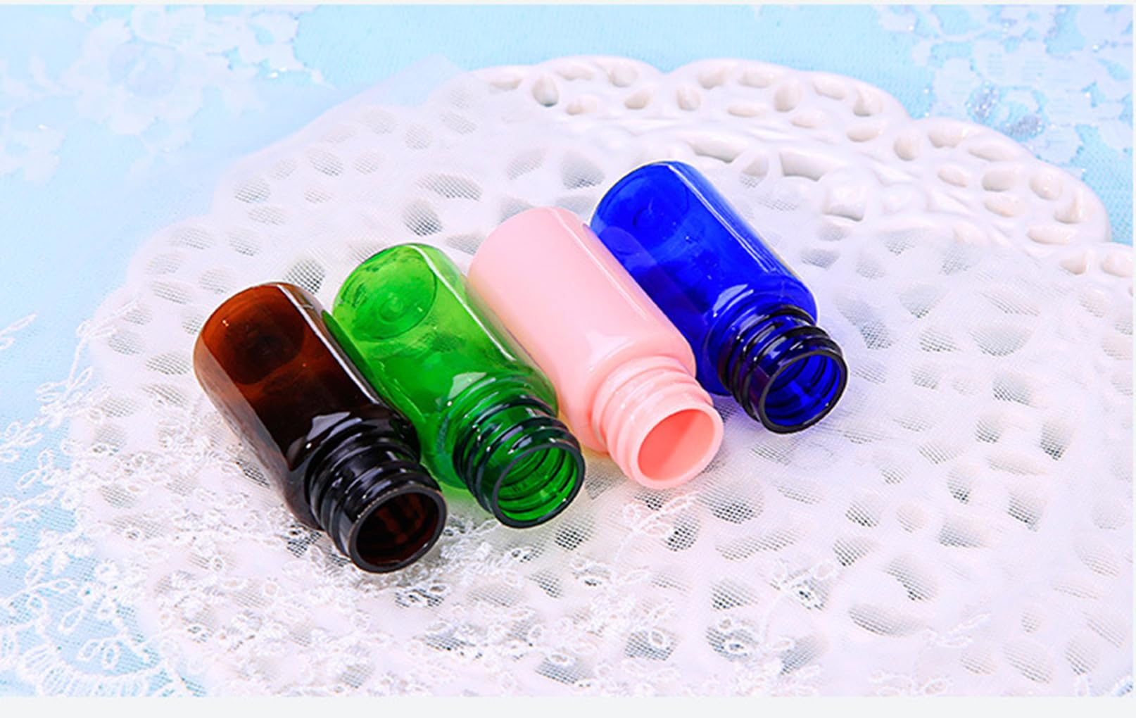 erioctry 10ML Portable Empty Refillable Bottle Cream Shampoo Lotion Treatment Pump Bottle with Cap Travel Bottles Toiletries Liquid Container for Cosmetic Make-up Pack of 6 (Brown)