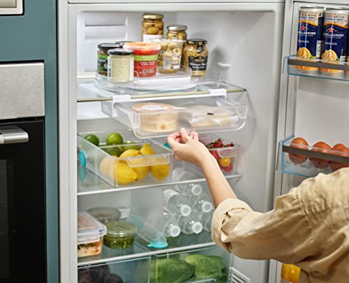 Joseph Joseph FridgeStore Under-Shelf Storage Drawer, One Size, Clear/Blue