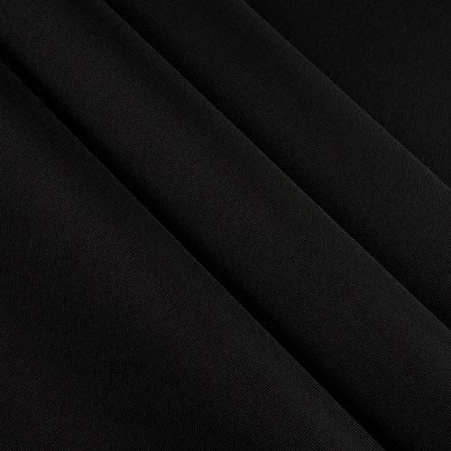 Ottertex Waterproof Canvas Black, Fabric by the Yard