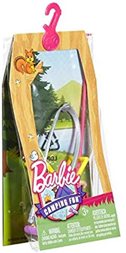 Barbie Camping Fun Accessory Pack-Fishing Pole, Compass, Binoculars 4 Pieces