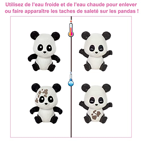 Barbie Careers Doll & Playset, Baby Panda Care and Rescue with Vet Doll, 2 Color-Change Pandas & 20+ Accessories