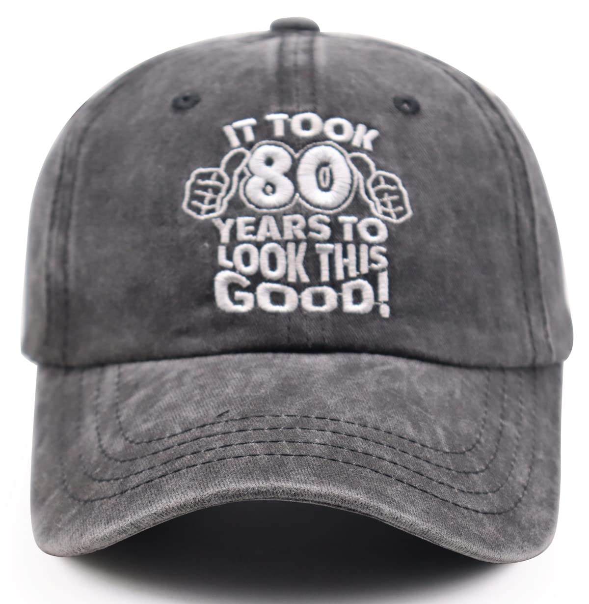 80th Birthday Gifts for Women Men, Vintage 1943 Hat, Funny Adjustable Embroidered Limited Edition 80 Years Old Birthday Party Decorations Baseball Cap, Retirement Gifts for Mom Dad Grandma Grandpa