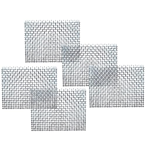 Luffy Betta & Crested Gecko Stainless Steel Mesh, 2.5x4 Inches, Dishwasher Filter Replacement, Garden Pot Drainage Hole Cover, Repair Rusted Dog, Bird & Rabbit Cage