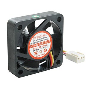 CASE FAN, 40X40X10MM, BALL BEARING, 3-PIN