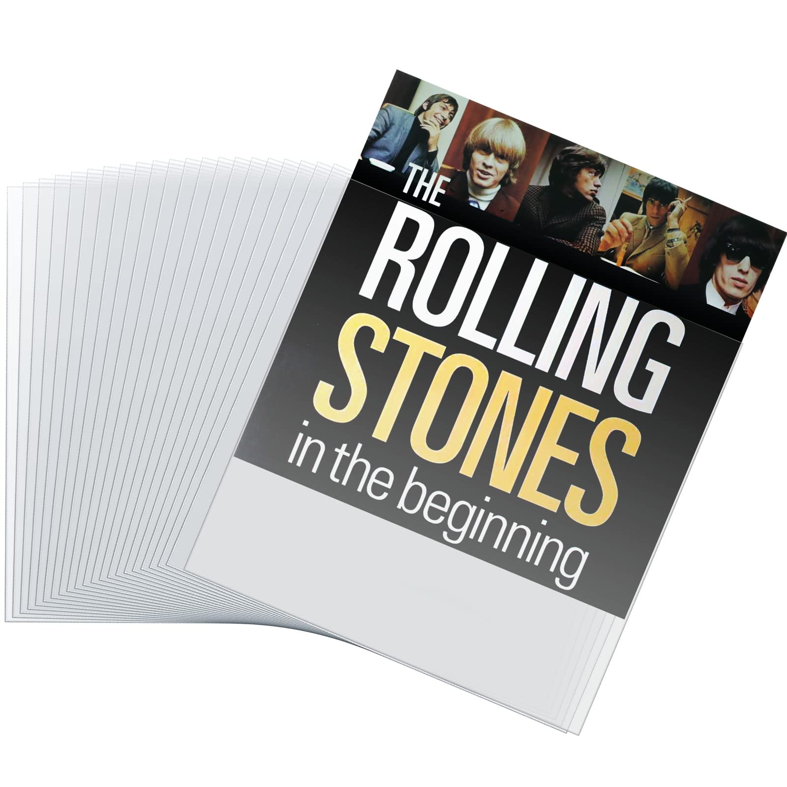 50PCS 12" Vinyl- LP Record Outer Sleeves, Durable & Wrinkle Free, High Clarity, Archival Quality Polypropylene, 3 mil Thick, 12.75" x 12.75"