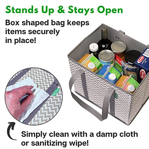 Creative Green Life Reusable Grocery Box Bags and Cooler Bag