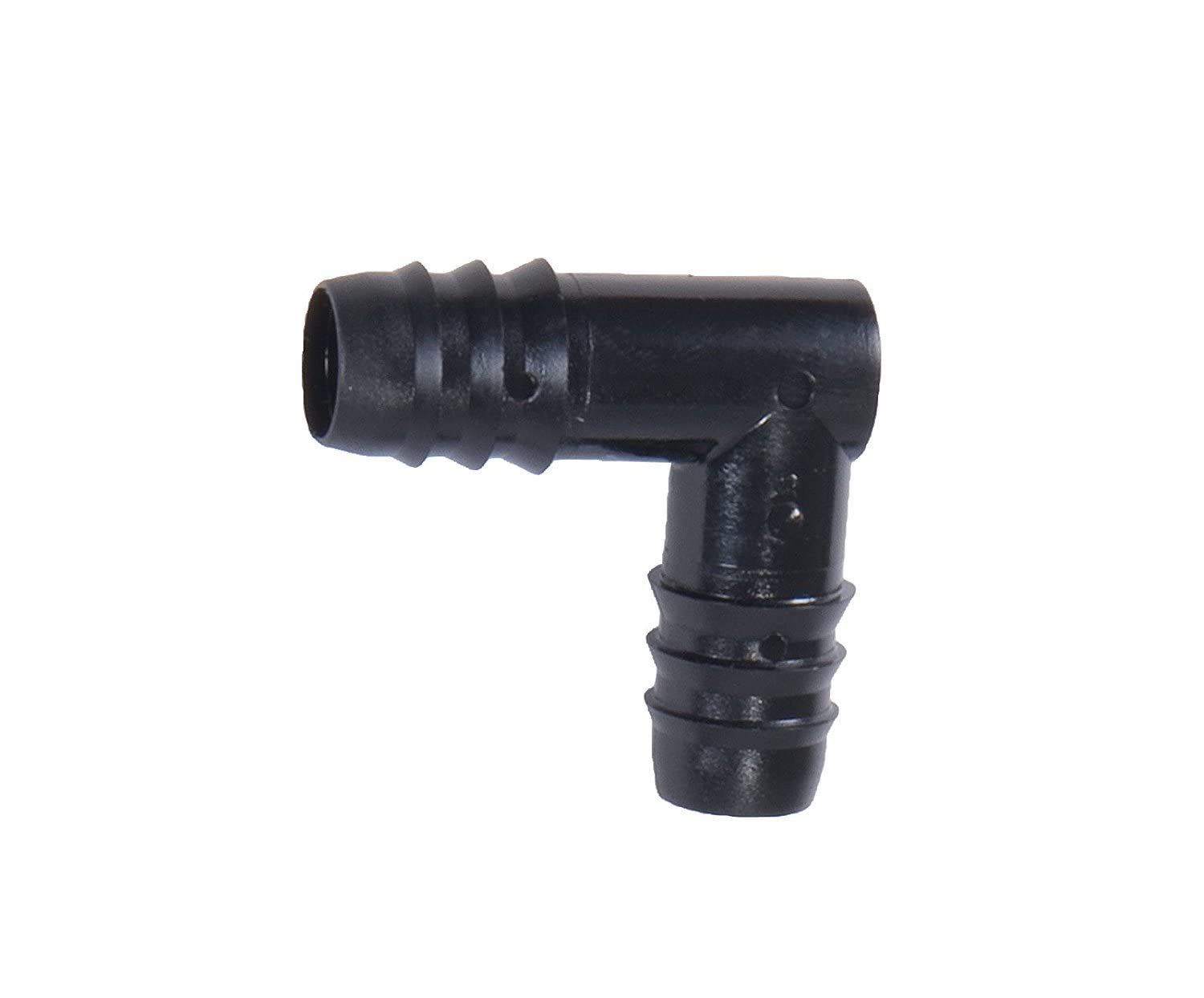 Irrigation Fittings Kit for 1/2" Tubing 20 PIECE SET - 5 Tees, 5 Couplings, 5 Elbows, 5 End Cap Figure 8 Plugs - Barbed Connectors (For Rain Bird 16mm .520 ID and Compatible Drip or Sprinkler Systems)