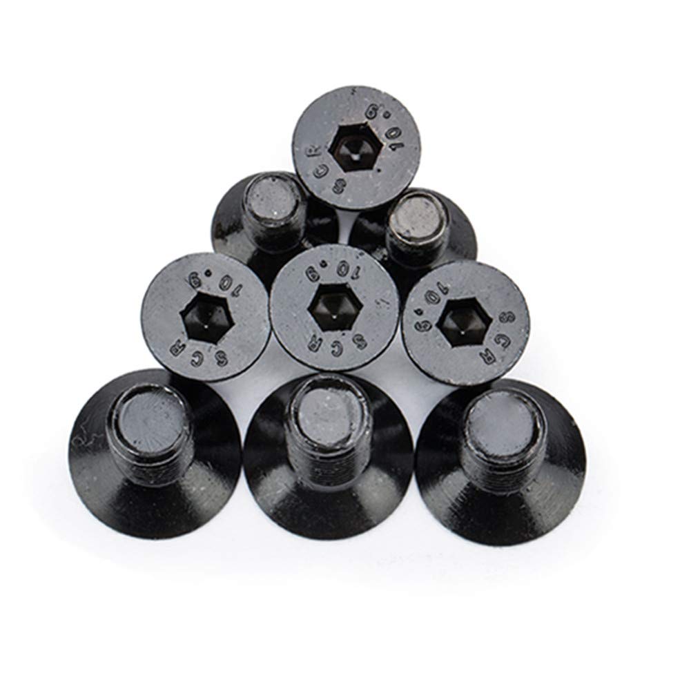 FullerKreg M3-0.5 x 6mm DIN 7991 Hex Drive Class 10.9 Black Oxide Finish Alloy Steel Flat Socket Cap Screw (Pkg of 100)
