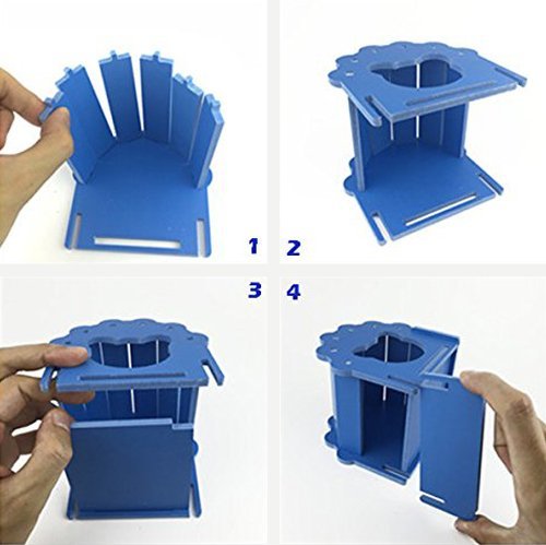 Hamster House Cage Wood Chew Toy DIY Colorful Hut for Hamster Gerbil Rat Small Animals Hideout with Free Hamster Lead Leash (L, Green)