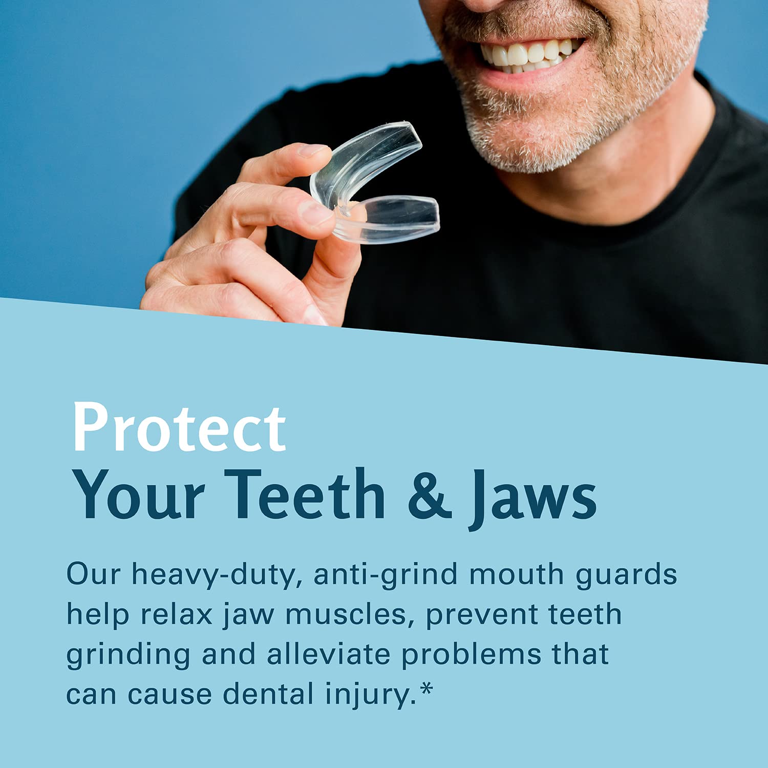 Mouth Guard for Grinding & Clenching Teeth BPA Free 4 Guards for Adults & Kids Dental Guards Bite Guards Night Guards for Teeth Grinding Teeth Grinding Mouth Guard for Sleep by M3 Naturals
