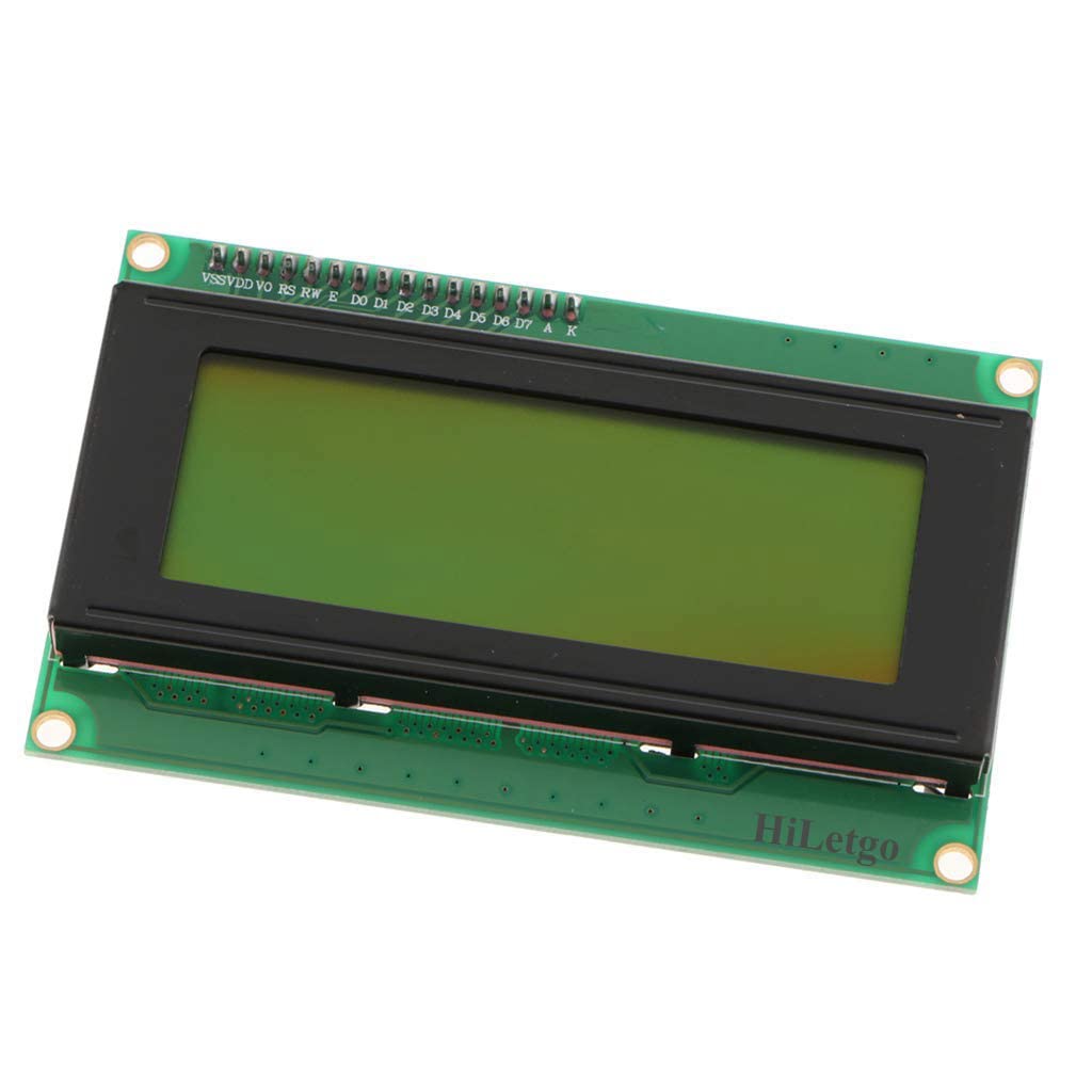 HiLetgo 2004 20X4 LCD Display LCD Screen Serial with IIC I2C Adapter Yellow Green Color LCD for Arduino Raspberry Pi