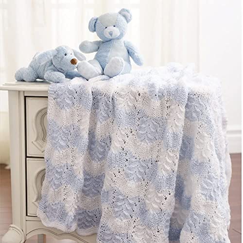 Bernat Baby Sport BB Baby White Yarn - 1 Pack of 12.3oz/350g - Acrylic - #3 Light - 1256 Yards - Knitting, Crocheting & Crafts