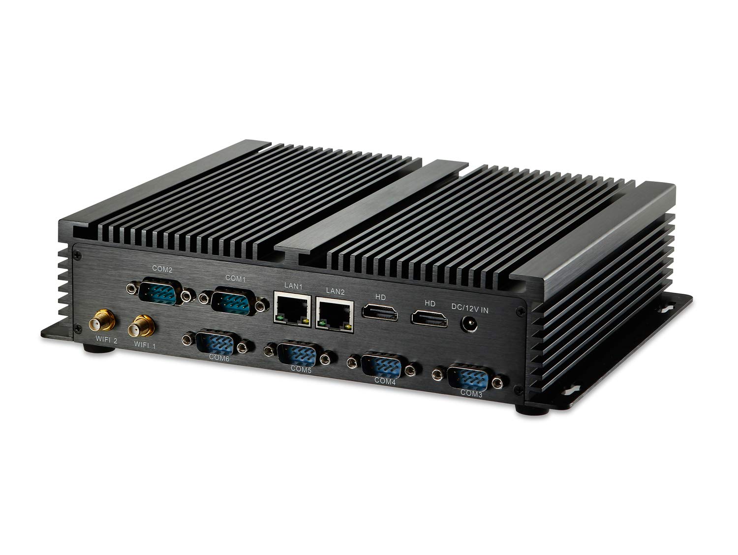 IDEARACE i5 CPU Compact Mini Desktop PC, 8GB RAM 512GB SSD, 6xCOM RS232 4xUSB 3.0 2xNICs 2xHD Metal Case