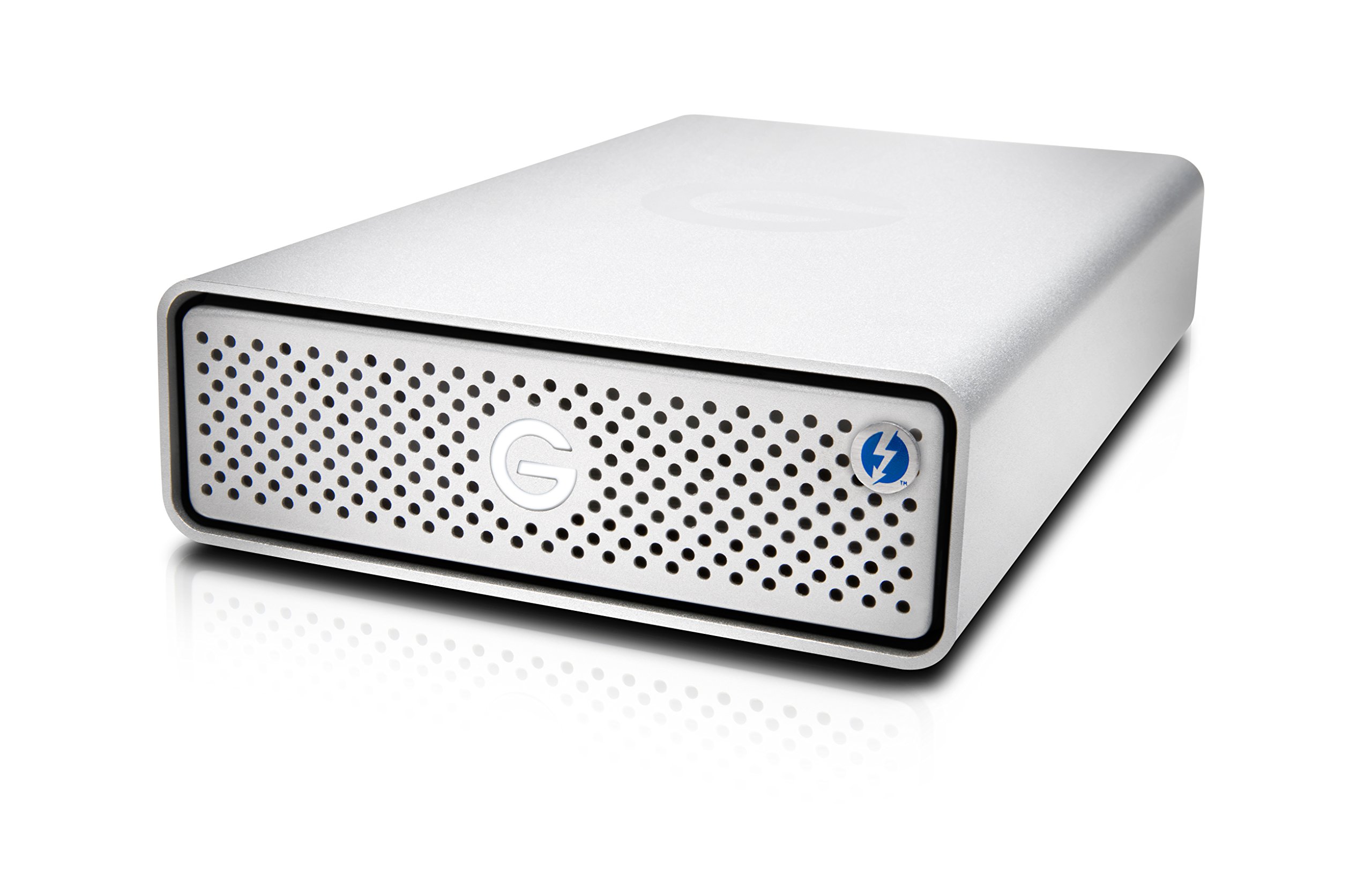G-Technology 8TB G-Drive with Thunderbolt 3 and USB-C Desktop External Hard Drive, Silver – 0G05373-1