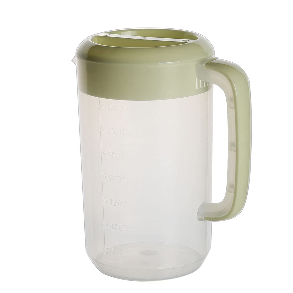 4L Water Bottles To Drink Cold Kettle Pitcher With Lid For Hot Cold And Iced Tea Large Capacity 5 Colors Refrigerator Cold Kettle Plastic