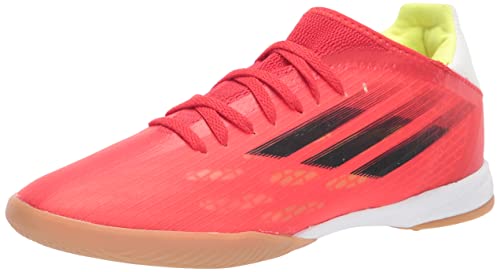 adidas Unisex X Speedflow.3 Indoor Soccer Shoe, Red/Black/Solar Red, 9.5 US Men