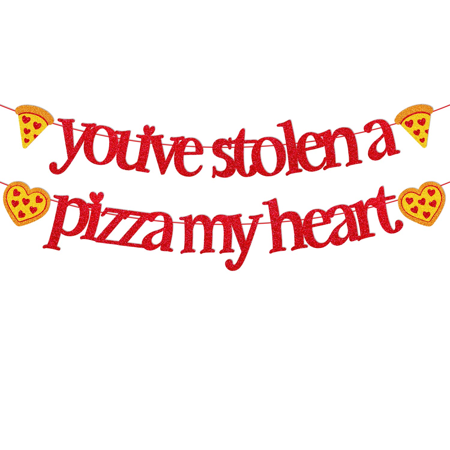 Youâve Stolen A Pizza My Heart Banner Valentineâs Day Pizza Theme Decoration Love You To Pizzas Party Decoration Pizzas Birthday Wedding Anniversary Baby Shower Party Supplies