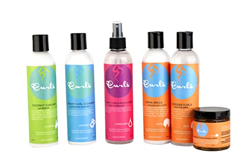 Curls Creamy Cleanser - Sulfate Free Shampoo - Safe For Chemically Altered & Color Treated Strands - For Wavy, Curly, and Coily Hair, 8oz
