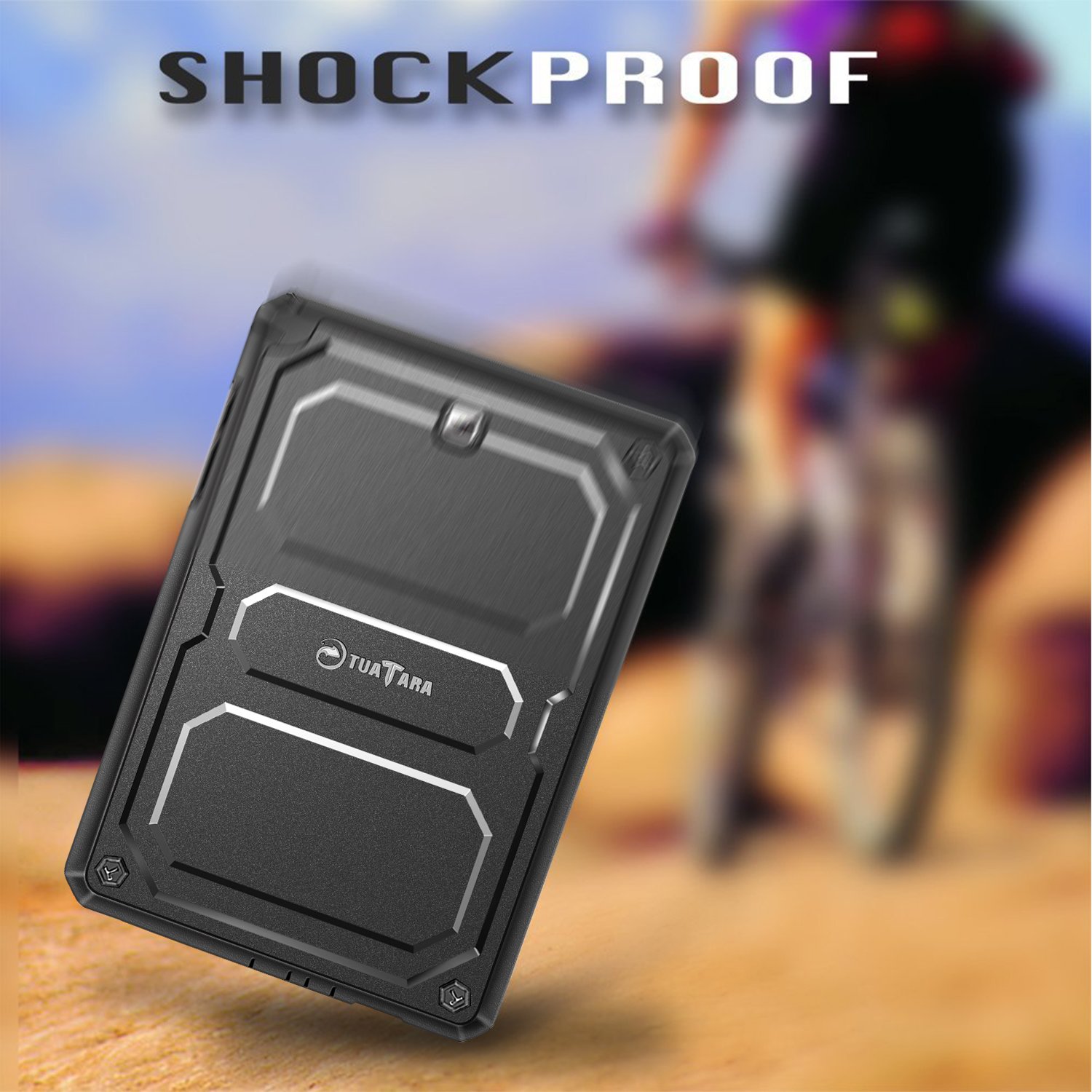 Fintie Shockproof Case for Samsung Galaxy Tab A 8.0 (Previous Model 2015), Tuatara Rugged Unibody Hybrid Full Protective Cover for Tab A 8.0 SM-T350/P350 2015(NOT Fit 2017/2018 Version), Black